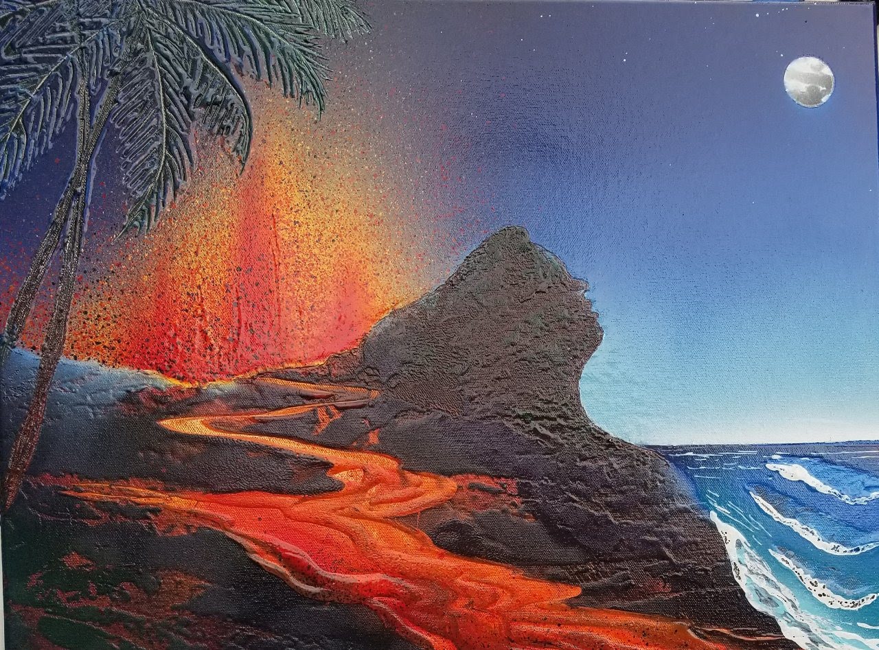 "Pele" The Goddess of Fire - Gabaylo - Art In Motion Hawai